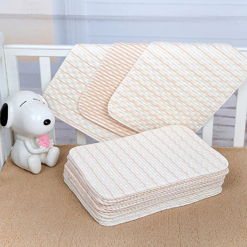 Waterproof-Crib-Sheet-Baby-Urine-Changing-Mat-Cotton-Reusable-Infant ...