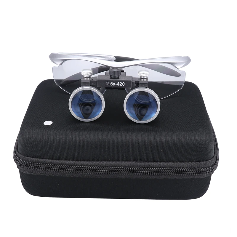 Dental Loupes Binocular Magnifier 2.5x 3.5x Dentistry 320-420mm ...