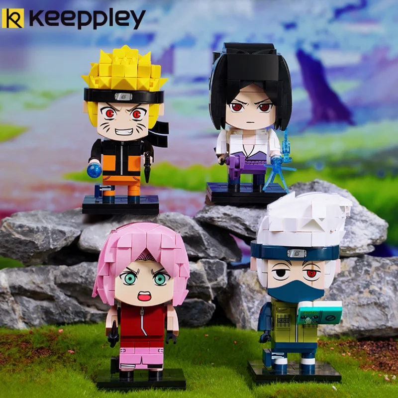 Keeppley-Anime-Naruto-Square-Head-Boy-Series-Assembled-Building-Block ...