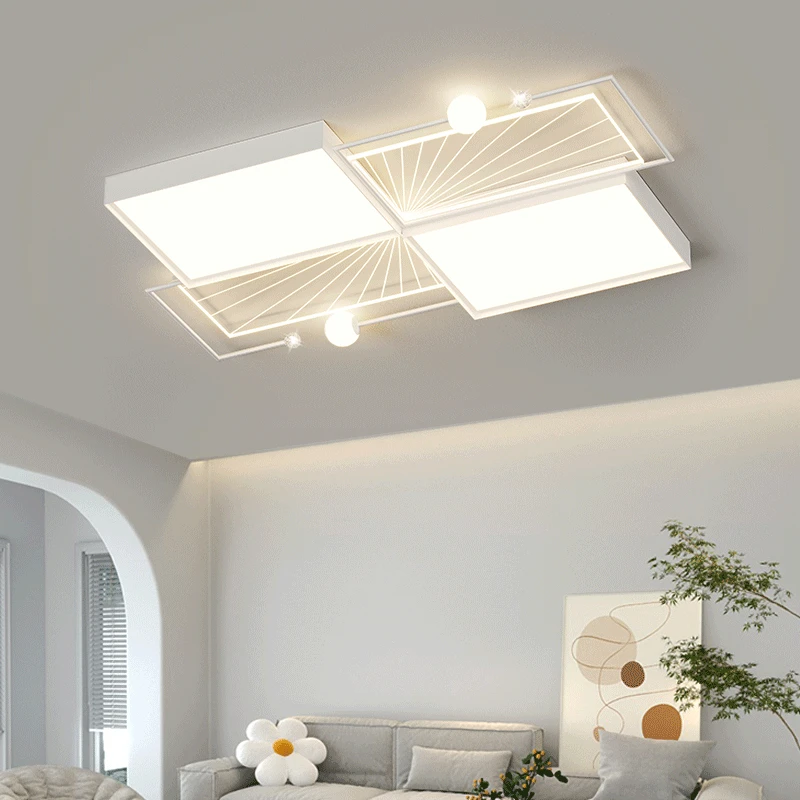 Luz LED de techo moderna para dormitorio, sala de estar, estudio ...