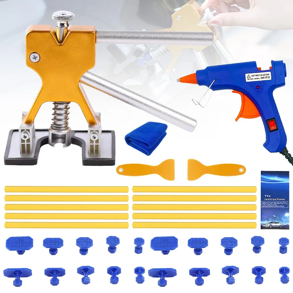 Car-dent-repair-Tools-kit-automotive-workshop-Paintless-body-denting ...