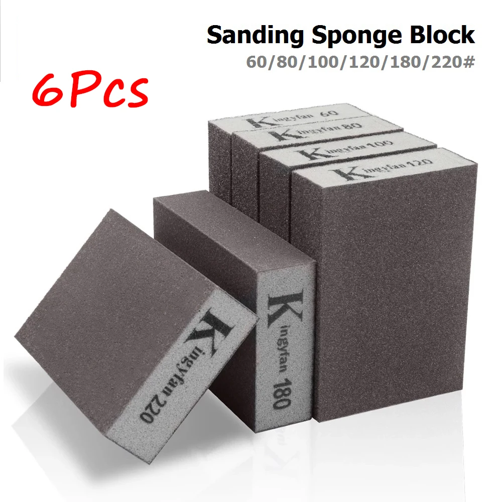 6Pcs-Set-Wall-Grinding-Descaling-Clean-Sand-60-220-Sanding-Sponges ...