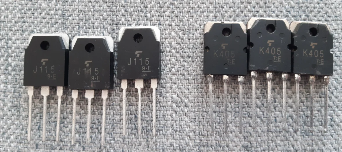 MICROFLING 3PAIR/6PCS 2SJ115 2SK405 J115 K405 TO-3P Power Amplifier Tube