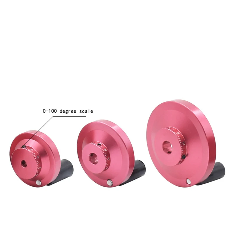 Aluminum-alloy-hand-wheel-machine-tool-crank-le-DIY-lathe-rotary-top ...
