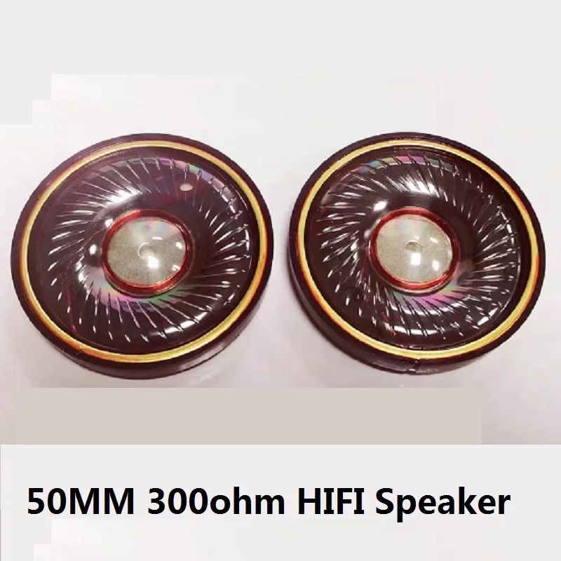 HIFI Speaker unit 50mm 300ohm Graphene diaphragm 1 pair for DIY ...