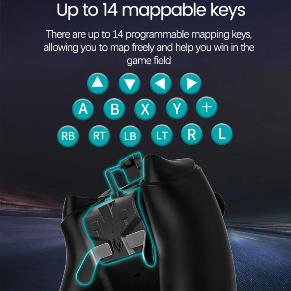 Attachment-Gamepad-Rear-Extension-Adapter-Back-Button-Controller-Multi-function-Game-Controller ...