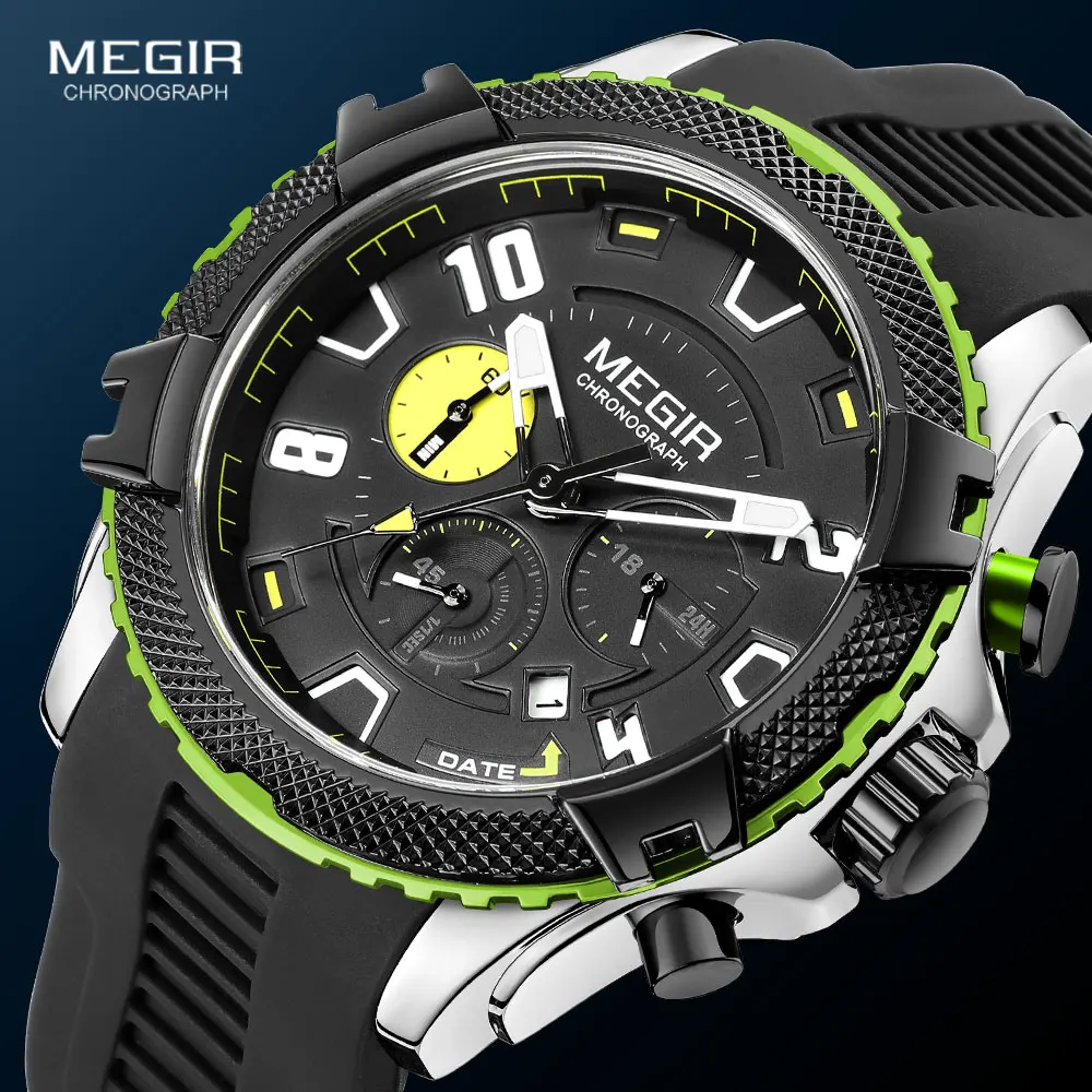 MEGIR-Watches-for-Men-Fashion-Military-Sport-Chronograph-Quartz ...