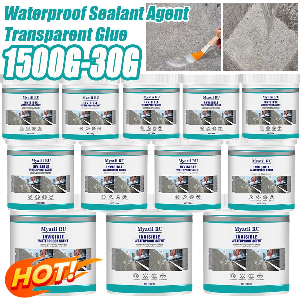 1500-500-30ML-Waterproof-Coating-Invisible-Paste-Sealant-Polyurethane ...
