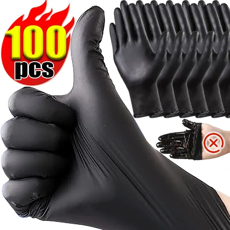Black-Nitrile-PVC-Gloves-Strong-Gloves-Disposable-for-Housework-Dish ...