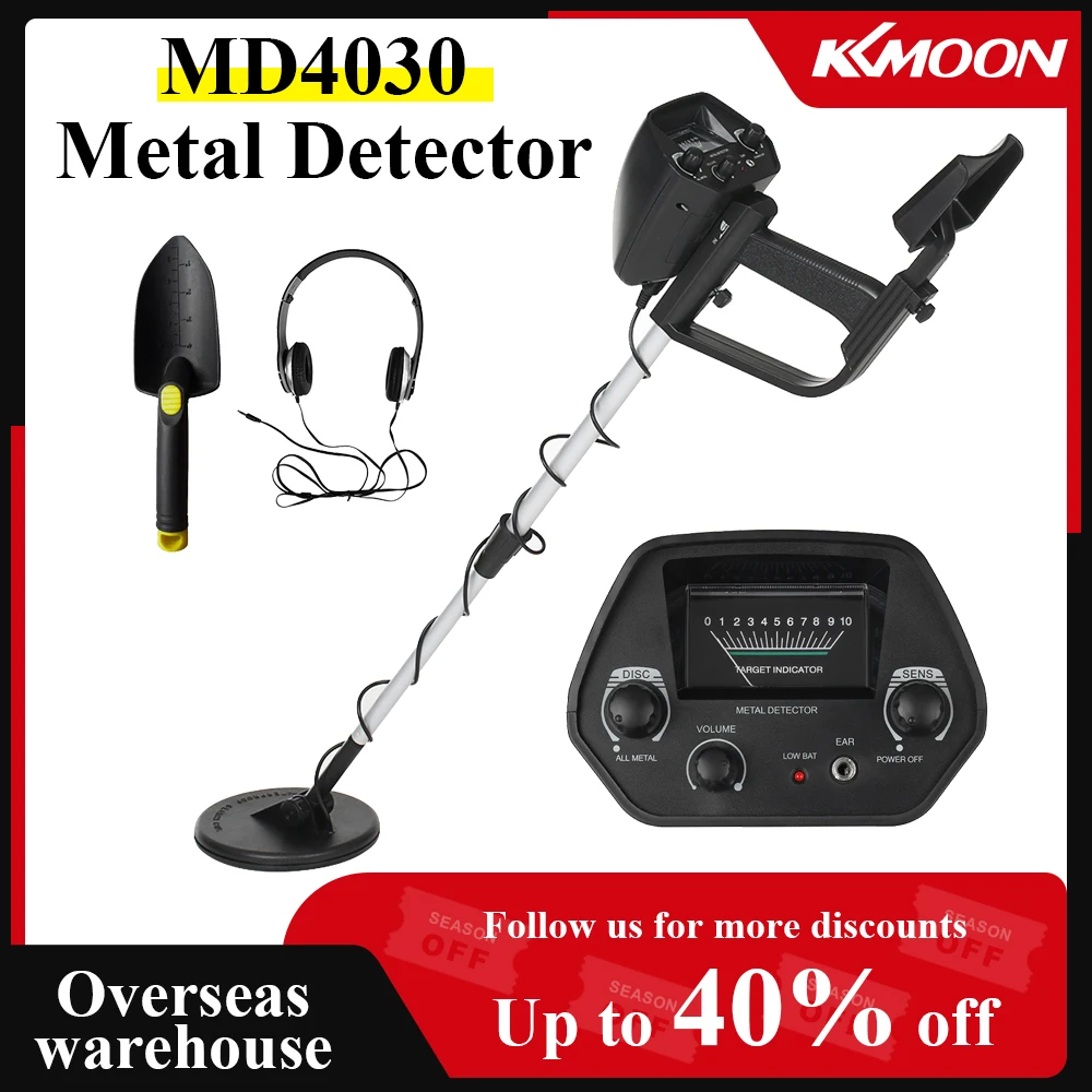 Detector de Metales subterráneo MD4030, longitud de Metal ajustable ...