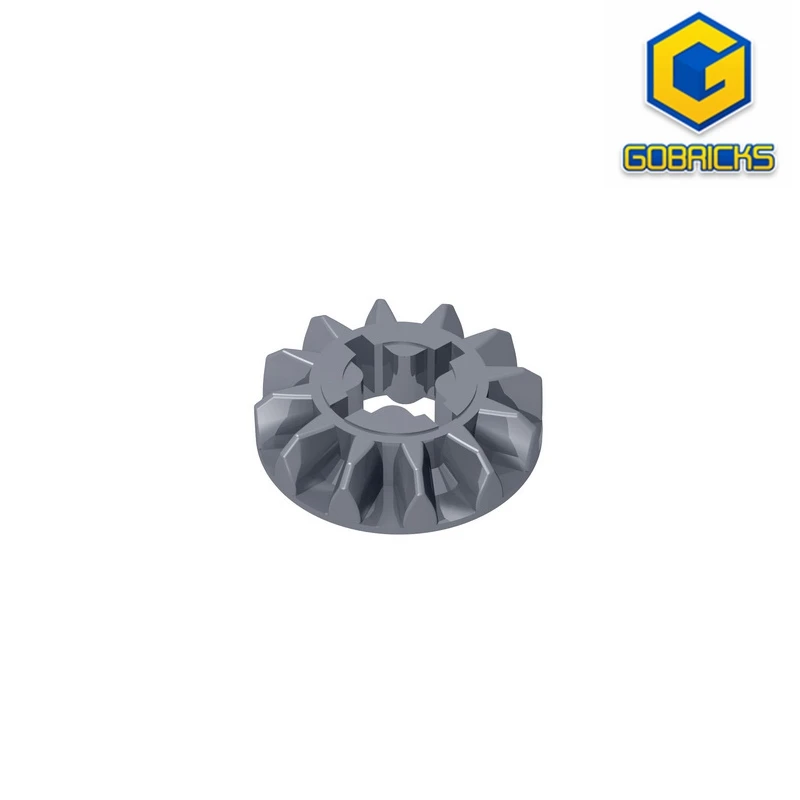 Gobricks GDS-1101 Technical, Gear 12 Tooth Bevel compatible with lego 6589 pieces of children's toys