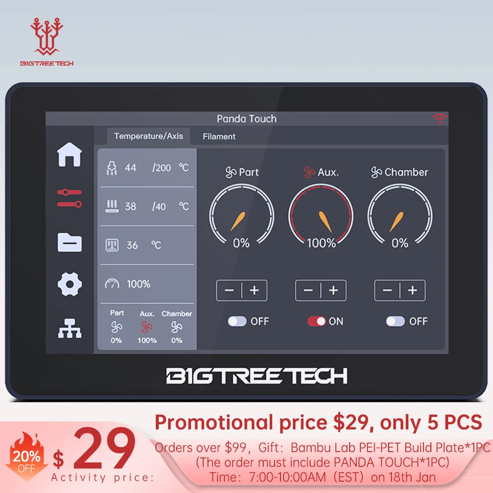 BIGTREETECH-Panda-Touch-V1-0-5-Inch-Touch-Screen-Multi-Printer-Control ...