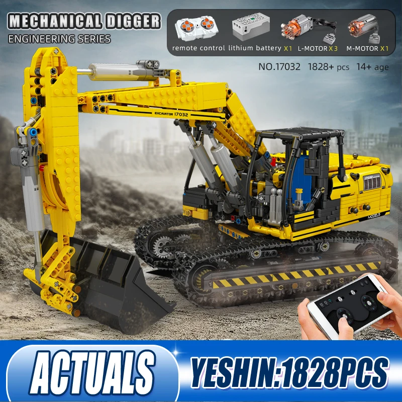 MOULD-KING-17032-Technical-Car-Toys-The-MOC-2513-Motorized-Link-Belt ...