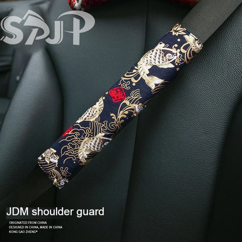 Universal 2PCS Car Seat Belt Cover Auto Seat Belt Covers JDM Style ...