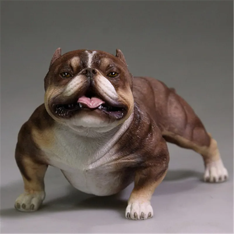 Studio 1:6 Scale American Bully Pitbull Dog Figure Animal Toy 12 Inch ...