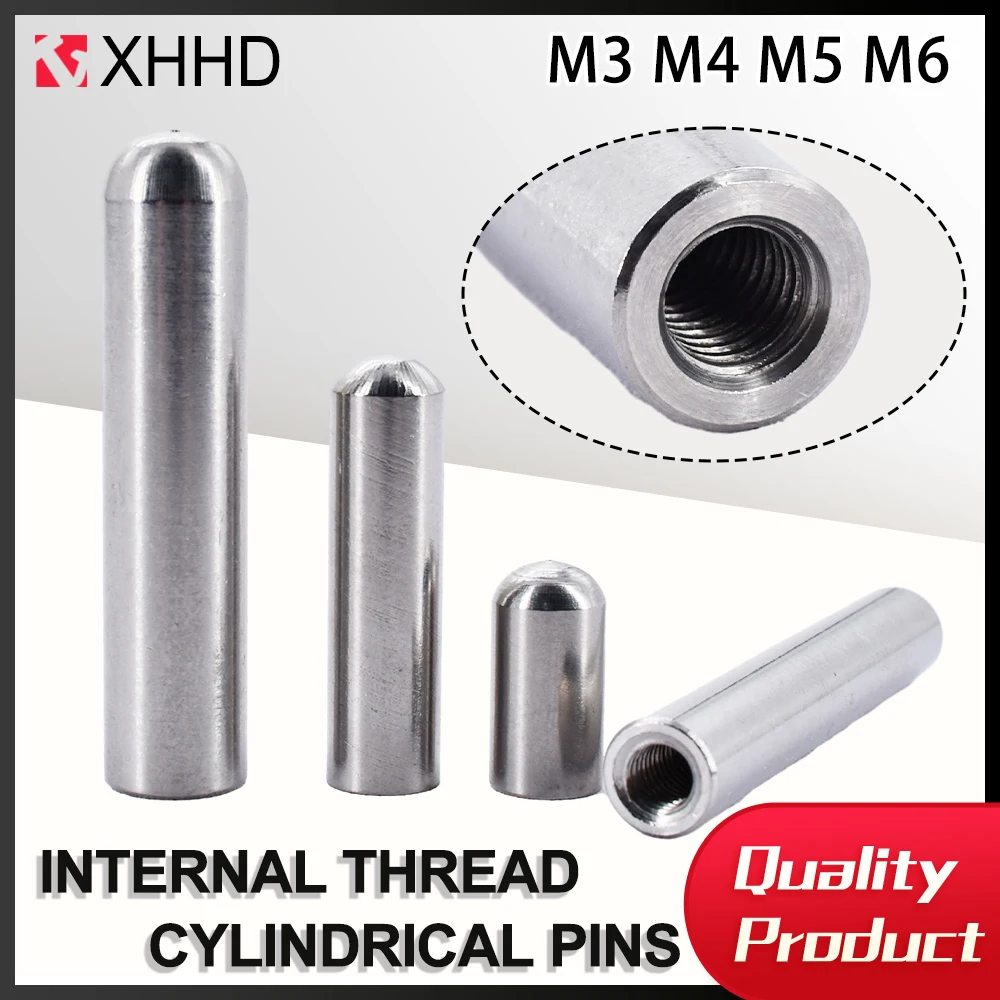 M3-M4-M5-M6-304-Stainless-Steel-Internal-Thread-Cylindrical-Pins-Female ...