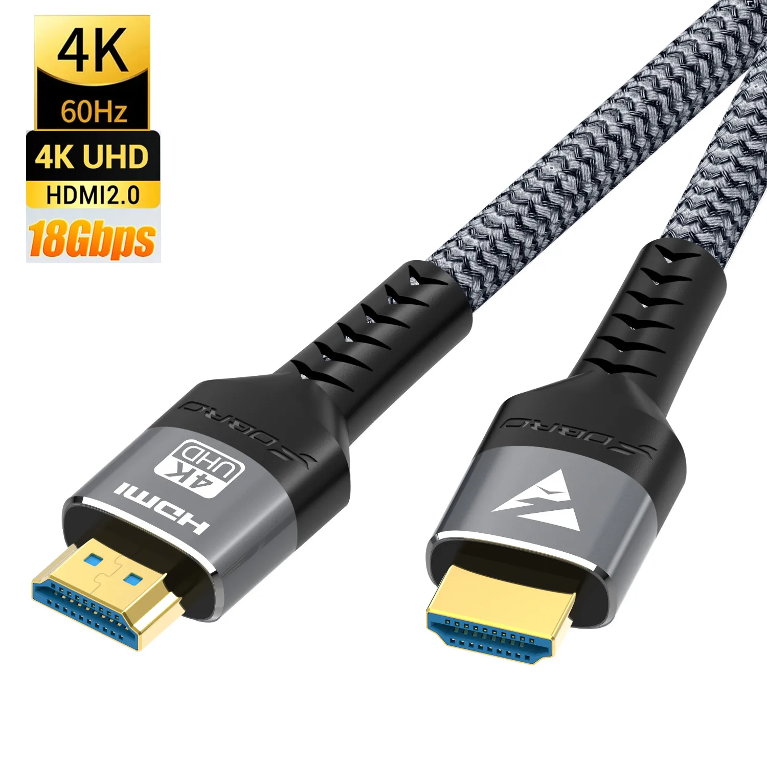 4K-HDMI-Cable-2-0-High-Speed-4K-60Hz-1080P-Ultra-HD-Video-Cables-Gold ...