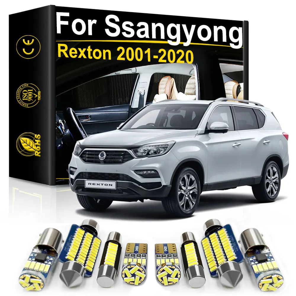 Luces-LED-para-Interior-de-coche-Canbus-para-Ssangyong-Rexton-2001-2006 ...