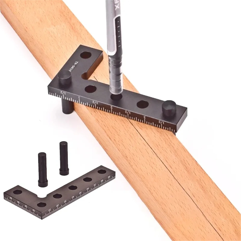 Woodworking-Center-Scriber-90-Degree-Precision-Square-Edge-Marking-Tool ...