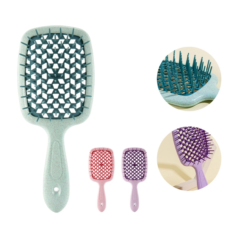 Wide Teeth Air Cushion Combs Women Scalp Massage Comb Hair Brush ...