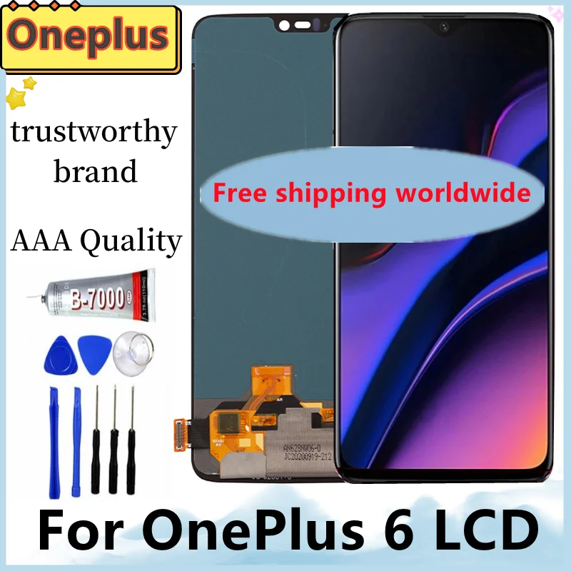 6-28-100-Test-OLED-Original-TFT-For-OnePlus-6-LCD-Display-Touch-Screen ...