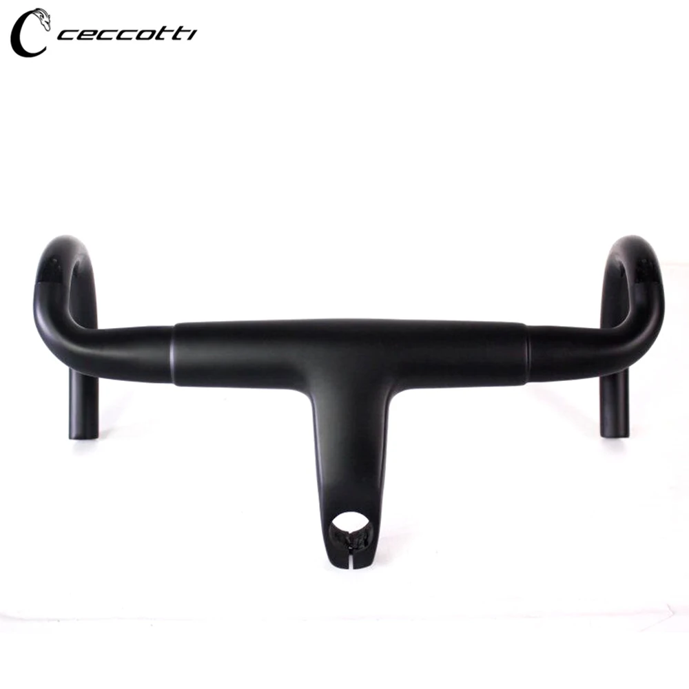 New Model Carbon Handlebar Integrated Road Bike Aero Bicycle Bar Ud ...