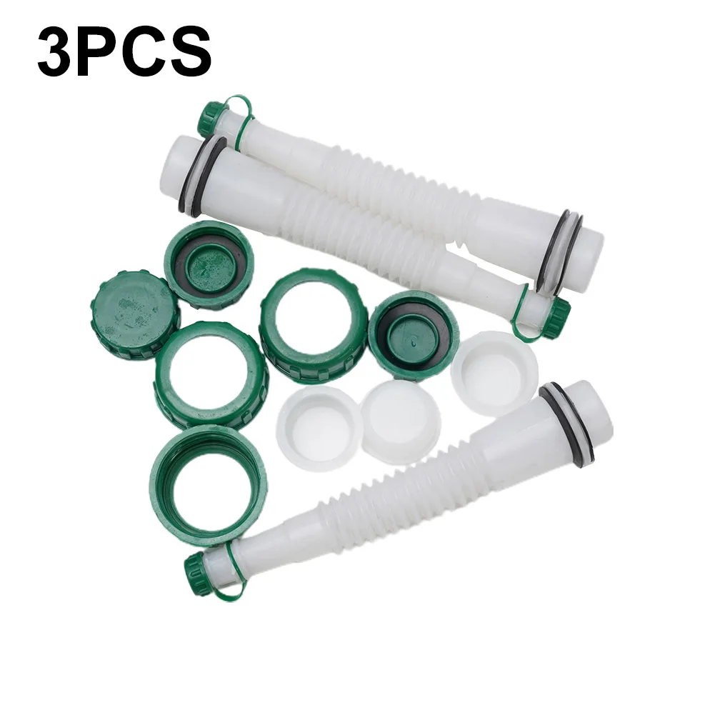 3sets-Gas-Can-Fuel-Spout-Cap-Kit-19-Cm-Length-Replacement-Spout-Nozzle ...