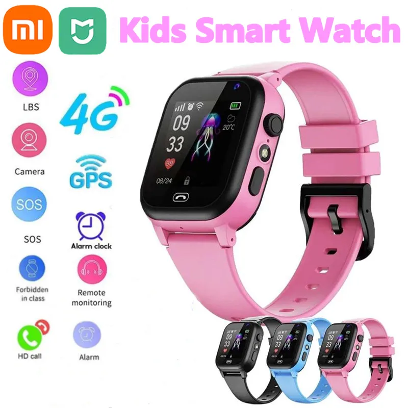 Xiaomi-Mijia-Kids-4G-Smart-Watch-SOS-GPS-Location-Video-Call-Sim-Card ...