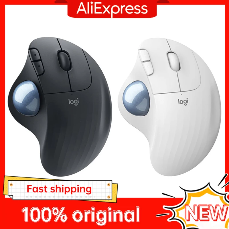 Logitech-ERGO-M575-Wireless-Trackball-Ergonomic-Mouse-5-Buttons ...