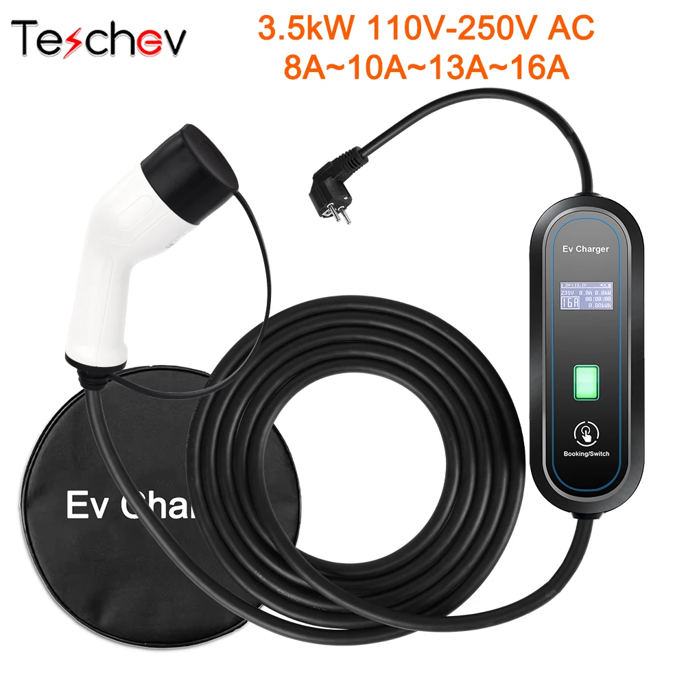 Teschev-GBT-Port-til-Padr-o-EV-Charger-Wallbox-Tipo-1-Cabo-de ...