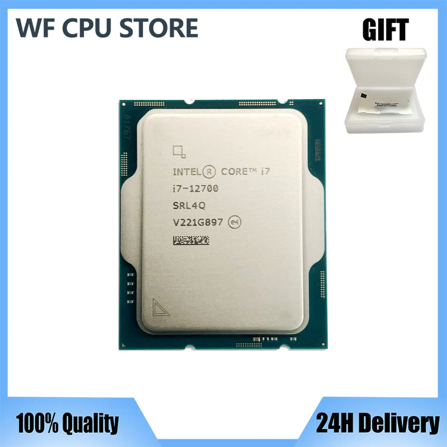 NOVO Processador CPU Intel Core i7 12700 2.1GHz Twelve-Core Twenty-Thread L3 = 25M 66W LGA 1700 ...