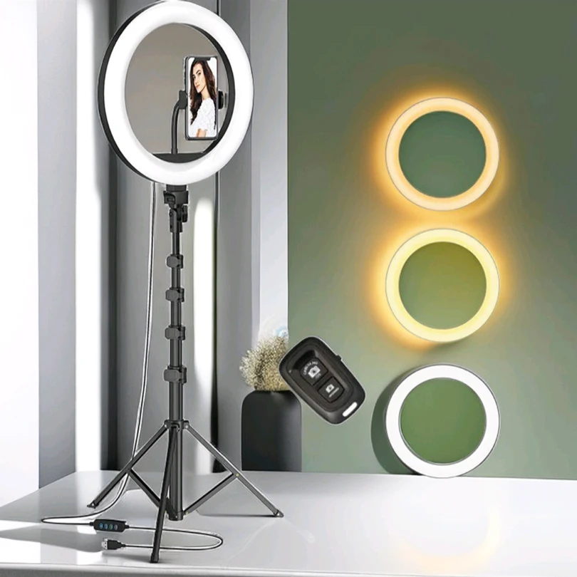Anillo-de-luz-de-fotograf-a-de-gran-tama-o-l-mpara-LED-para-selfi ...