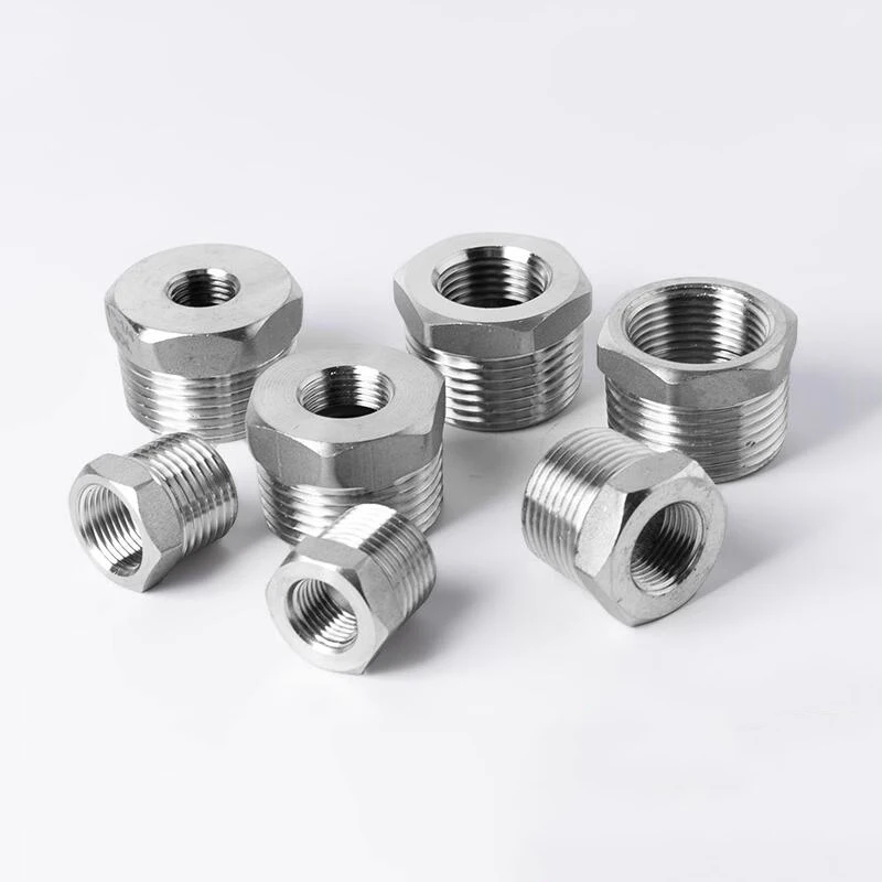 304-316-Stainless-Steel-BSP-NPT-Male-Female-Thread-Reducer-Bushing-Pipe ...