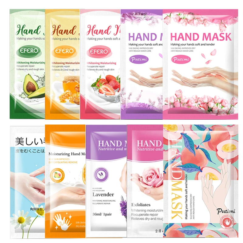 4-10Pair-Hand-Mask-Moisturizing-Gloves-Hyaluronic-Acid-Paraffin-Gloves ...