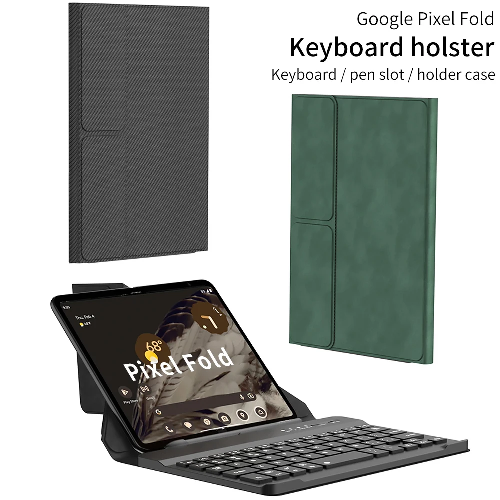 For-Google-Pixel-Fold-5G-keyboard-Case-Wireless-Bluetooth-Magnetic ...
