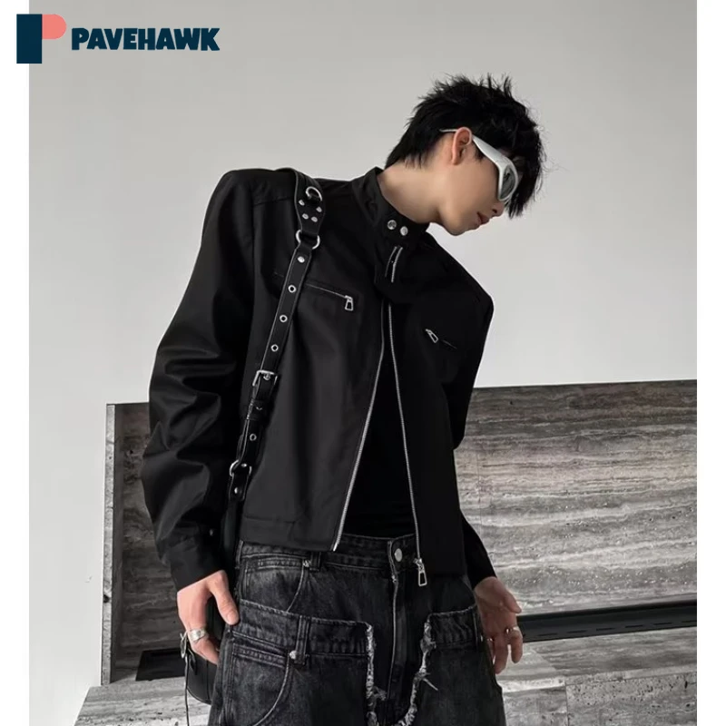 Hip-Hop-Retro-Pilot-Jacket-Man-Loose-Solid-Color-High-Street-Motorcycle ...