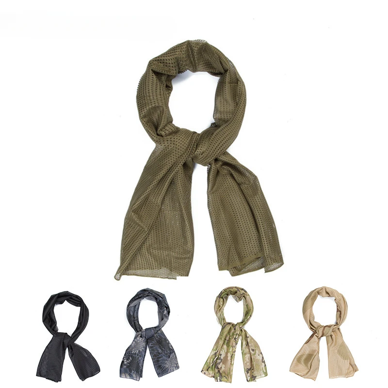 Outdoor-Tactical-Scarf-Mesh-Net-Scarves-Camouflage-Camo-Hiking-Sport ...