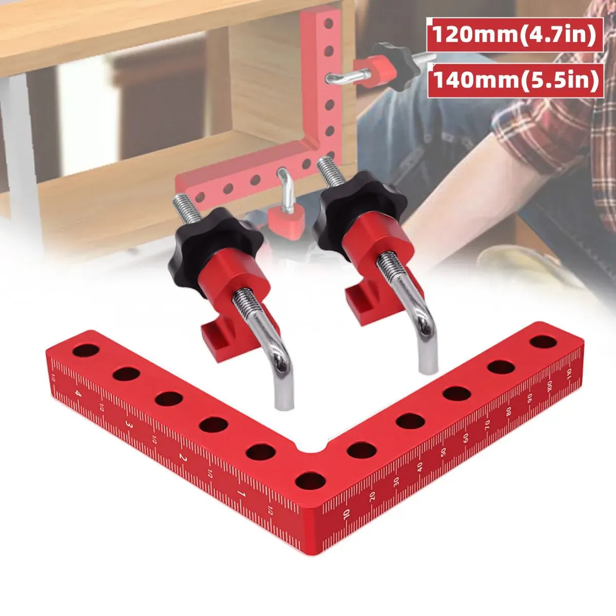1-Set-90-Degree-Positioning-Squares-Right-Angle-Clamps-Aluminum-Alloy ...