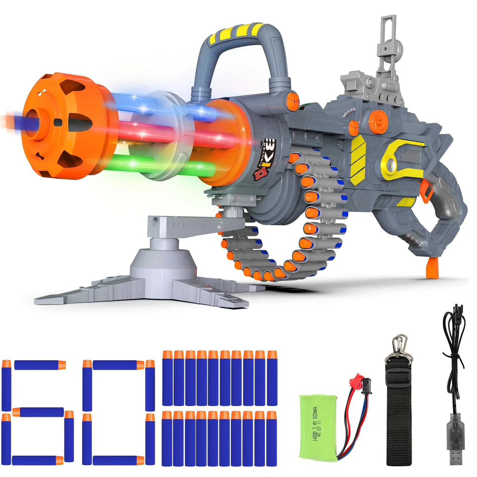 Ultimate Foam Dart Blaster Toy Gun With Lights & Sounds - Automatic ...