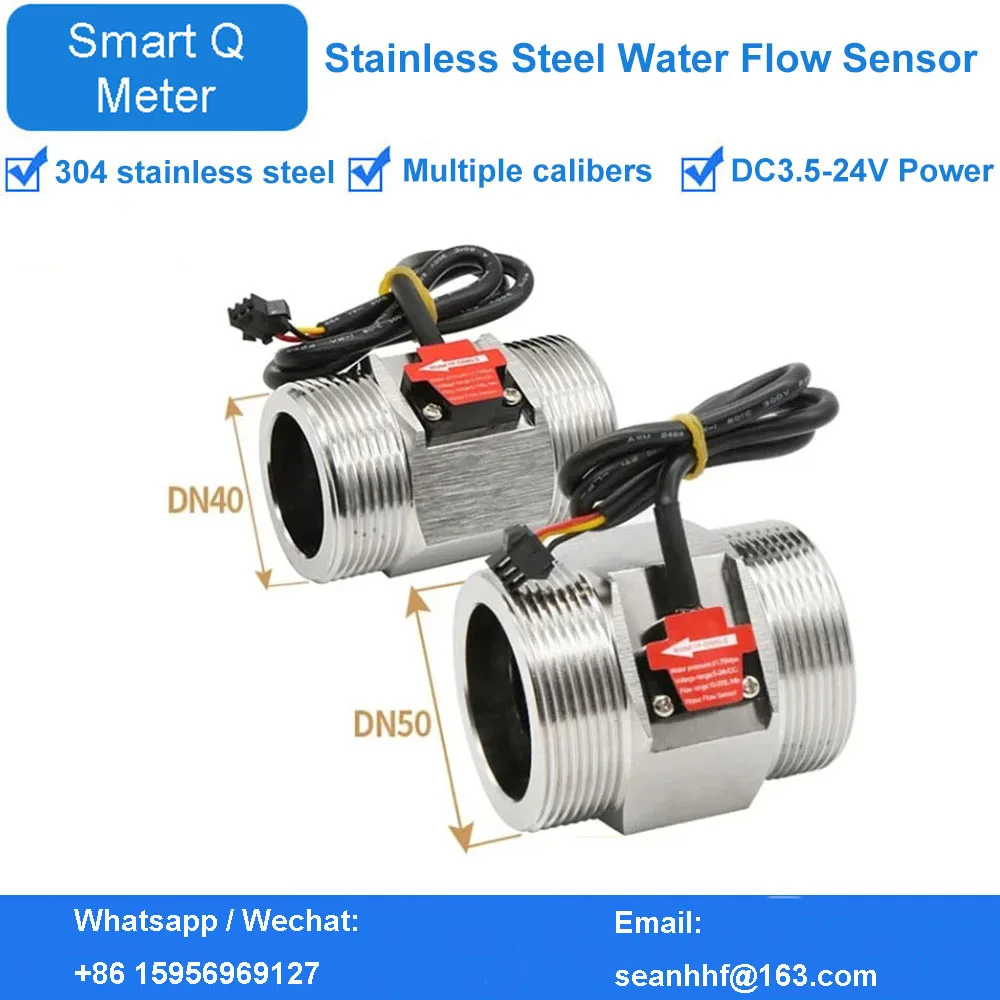 Intelligent-Electronic-digital-flowmeter-meter-water-flow-sensor ...