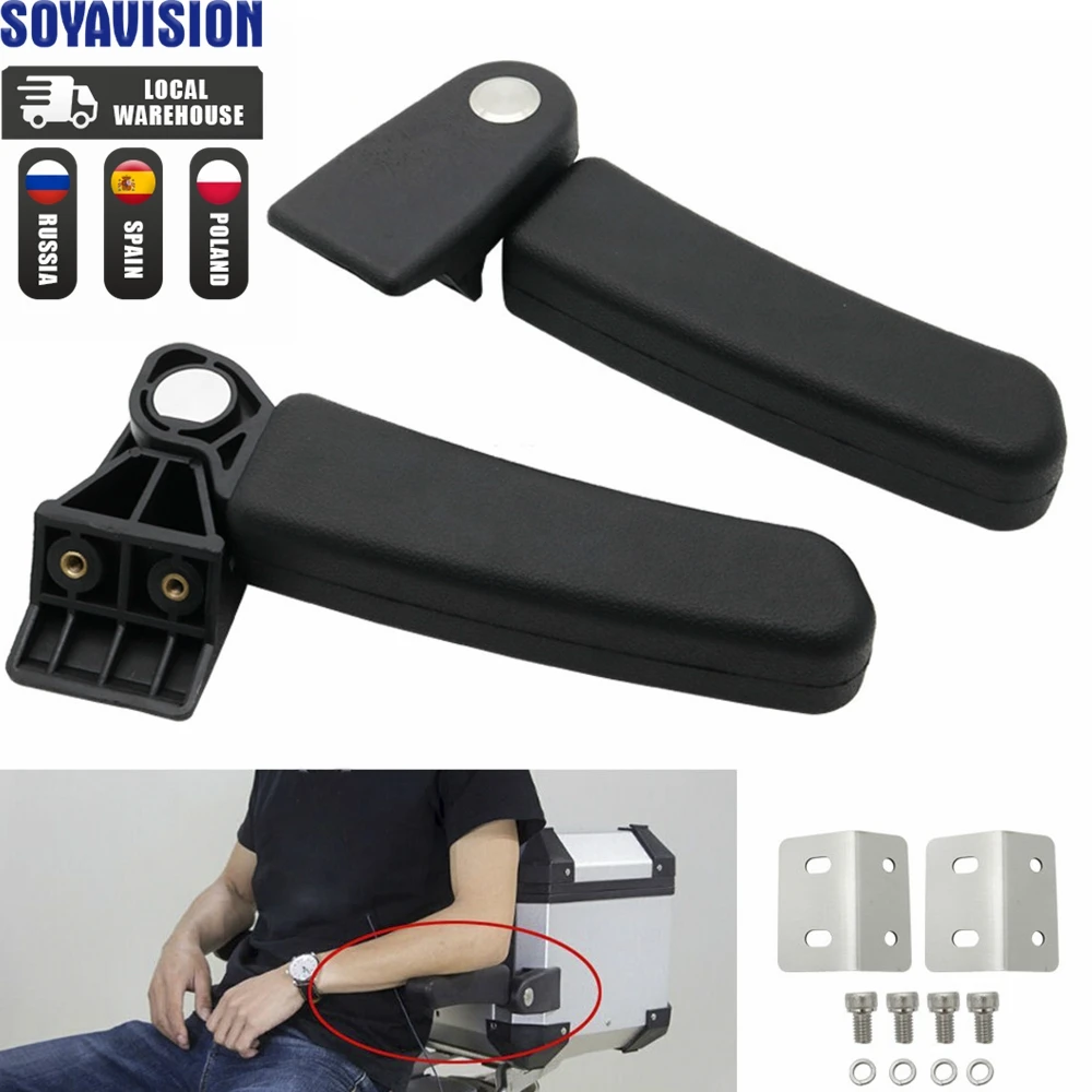 Motorcycle-Passenger-Armrest-ABS-Passenger-Rear-Folding-Top-Case-Box ...