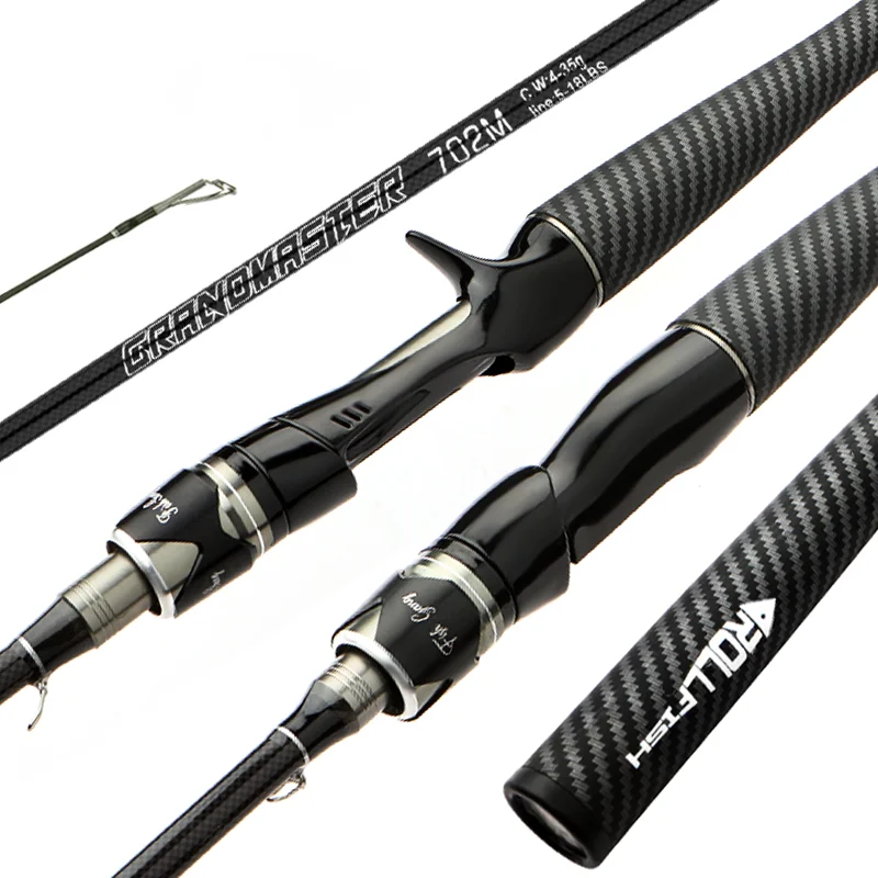 1-8m-Fishing-Rod-2-Sections-Carbon-Fiber-Ultralight-Spinning ...