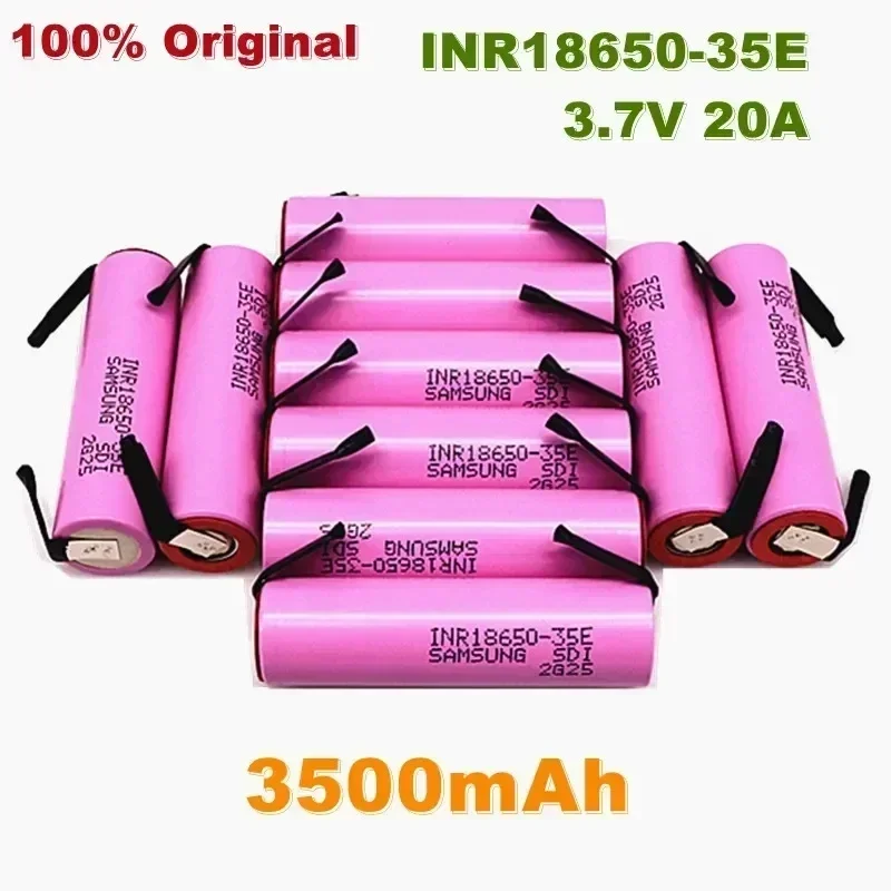 Batterie 3500 hergestellt in Korea 3,7 3,7 mah 20a Entladung inr18650 ...