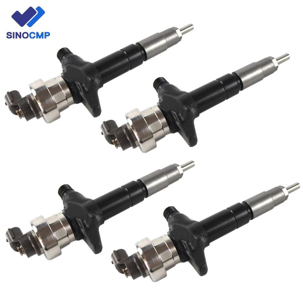 4pcs-4JJ1-Fuel-Injector-095000-6980-8-98011604-1-8980116043-for-Denso ...