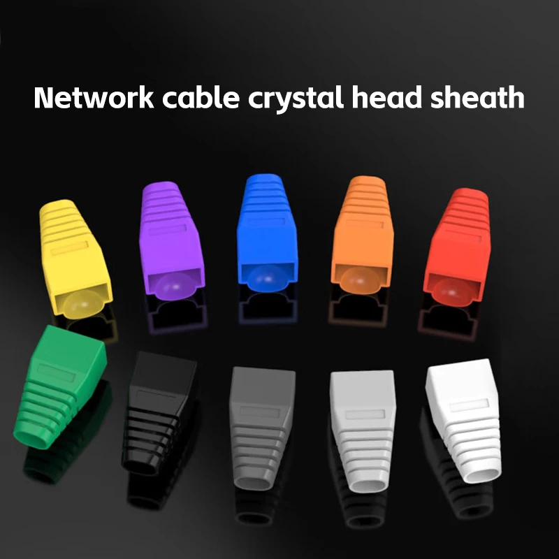 Colorful-CAT5E-CAT6-RJ45-Ethernet-Network-Connector-Plug-Cover-Strain ...