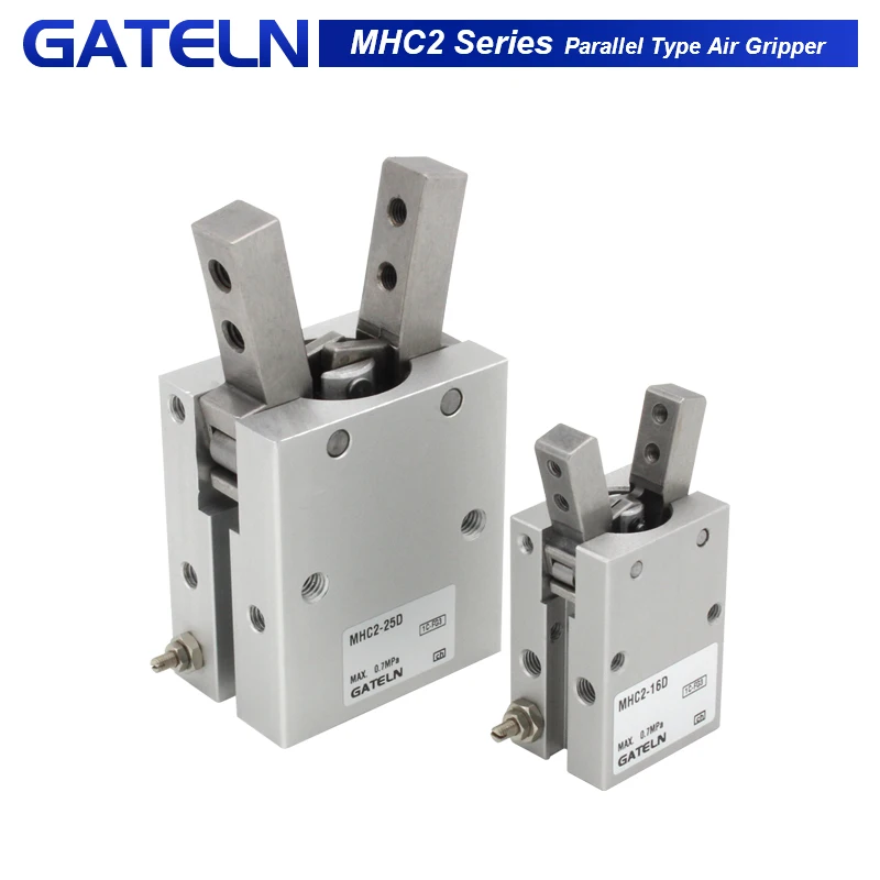 Angular style air gripper cylinder Double acting MHC2-10D MHC2-16D MHC2 ...