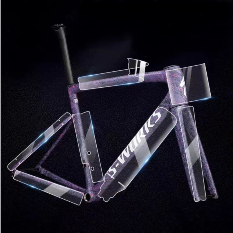 Universal Bike Protective Film Road Bike MTB Frame Scratch-Resistant ...