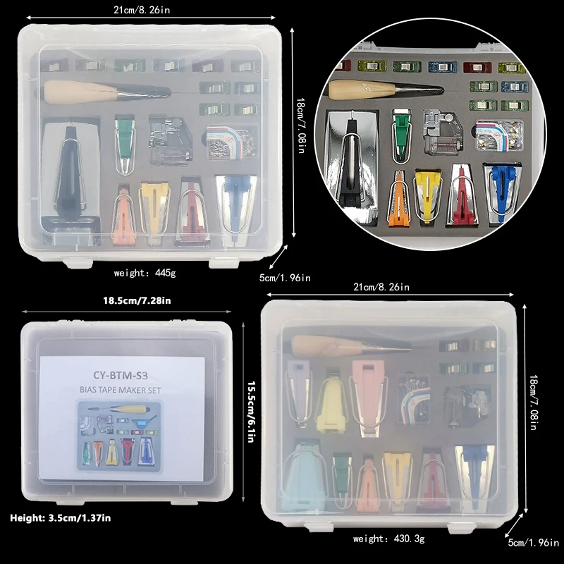 S3 Tape maker edging device edging cloth strip tool clip attached with ...