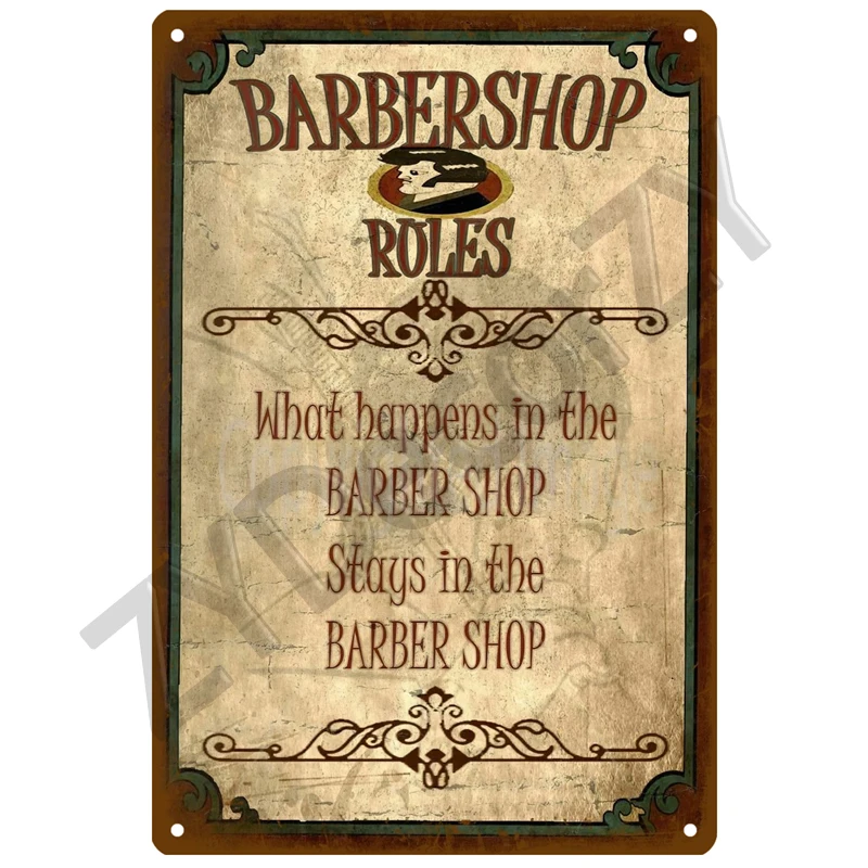 Vintage Barbershop Signs