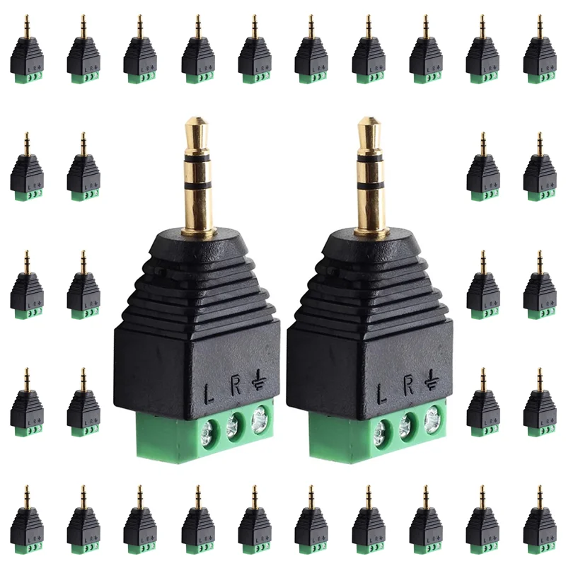 5-20-100PCS-3-5mm-Stereo-Male-Plug-to-AV-Screw-Video-Balun-Terminal ...
